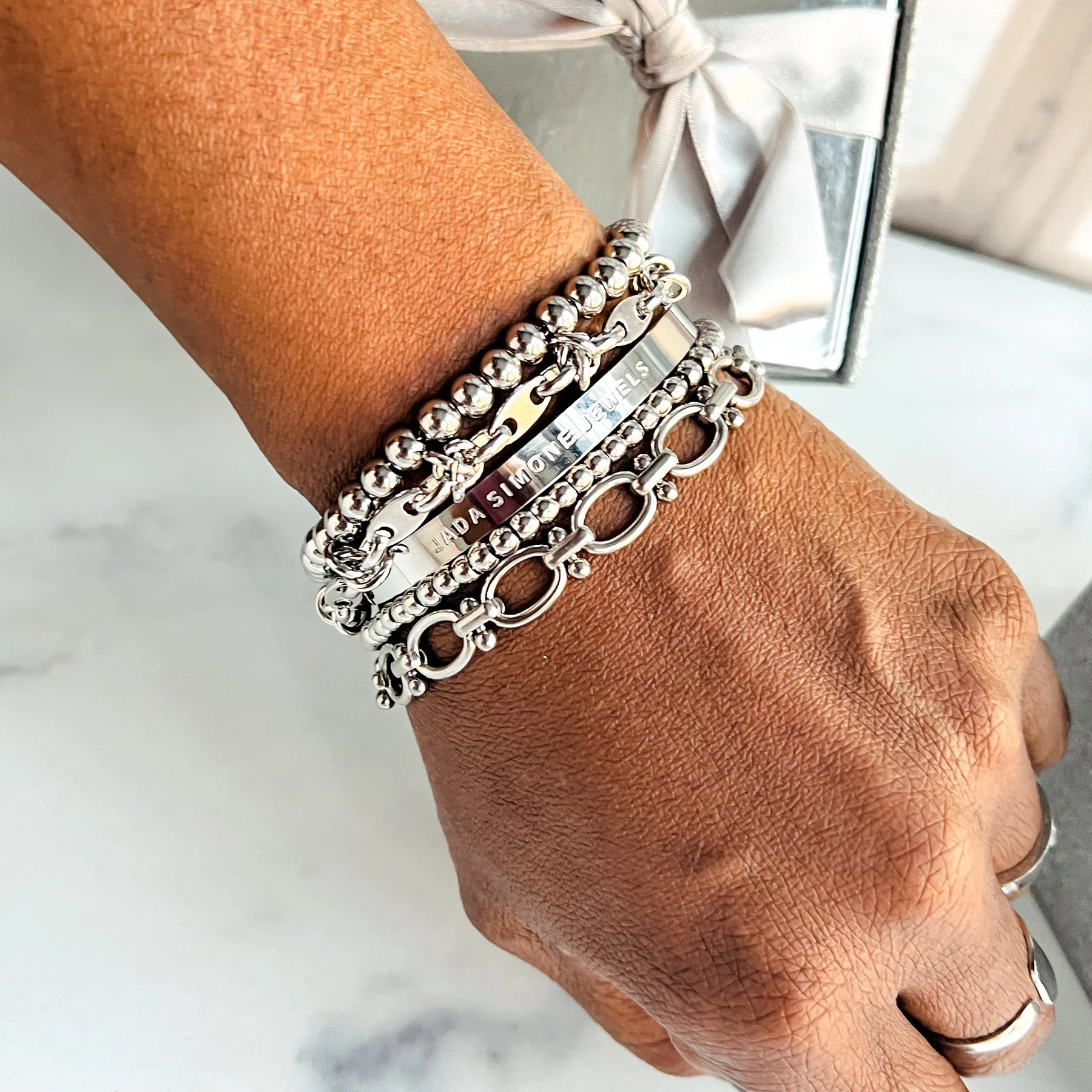 Leah Stainless Steel Bracelets – Pretty & Pizaz