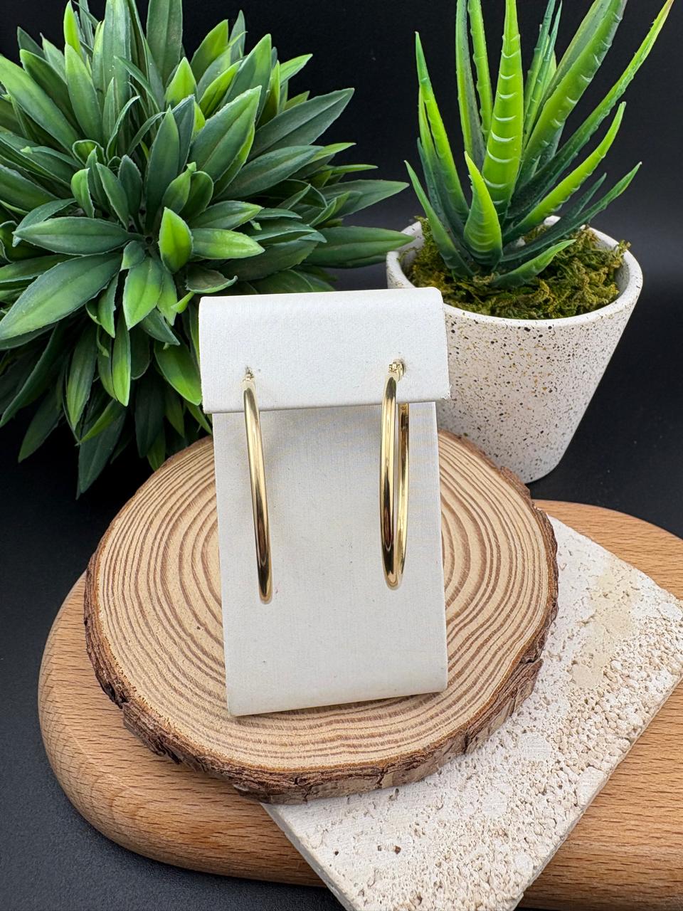 Stainless Steel Earring Hoop 30mm #012 – Pretty & Pizaz